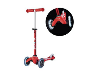 Micro step - Mini Micro step Deluxe rood LED - Spruit kids conceptstore