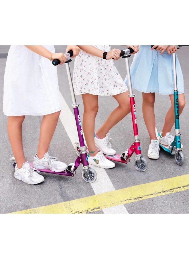 Micro Step - Micro Sprite Led - Paars Strepen - Spruit kids conceptstore