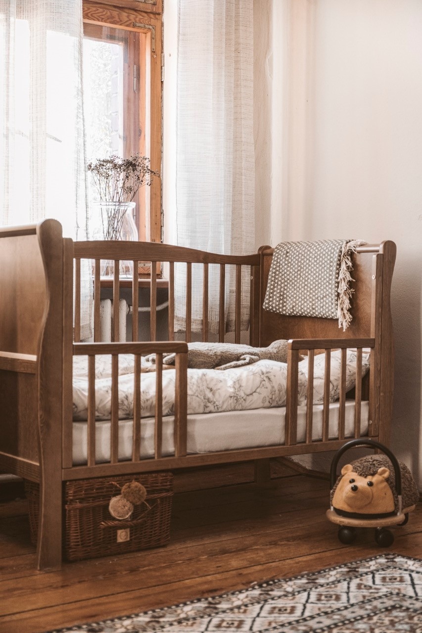 Woodies bundel: Noble cot (vintage) + Daybed side + Evolution pack ...