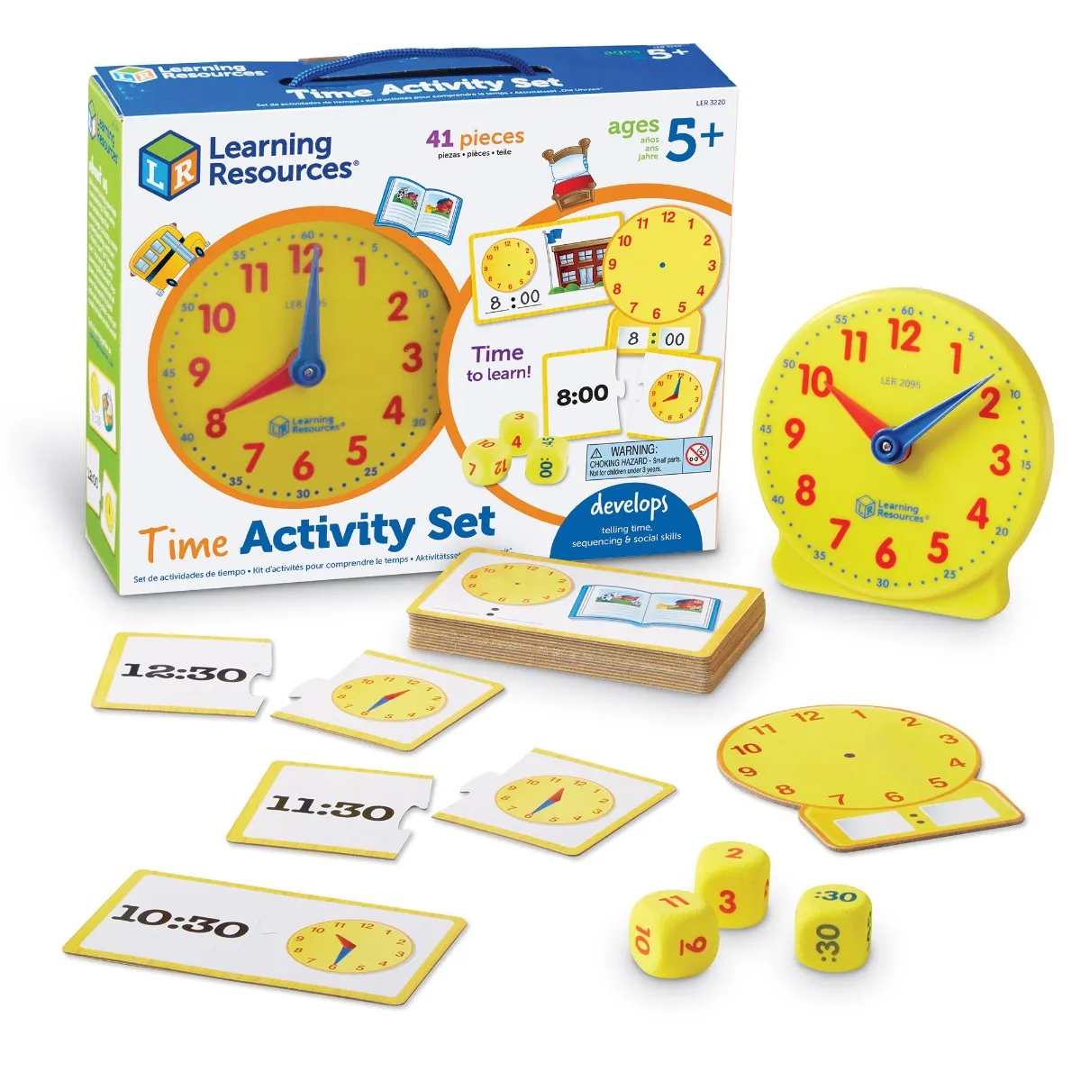 Learning Resources - Time Activity Set - Spruit kids conceptstore