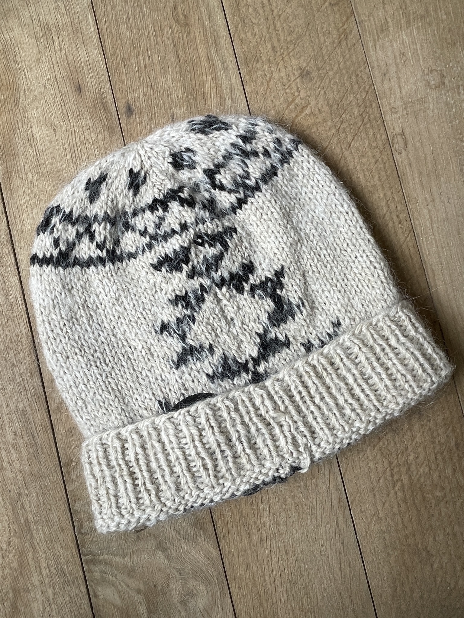 sherpa hat nat/black - Par-terre