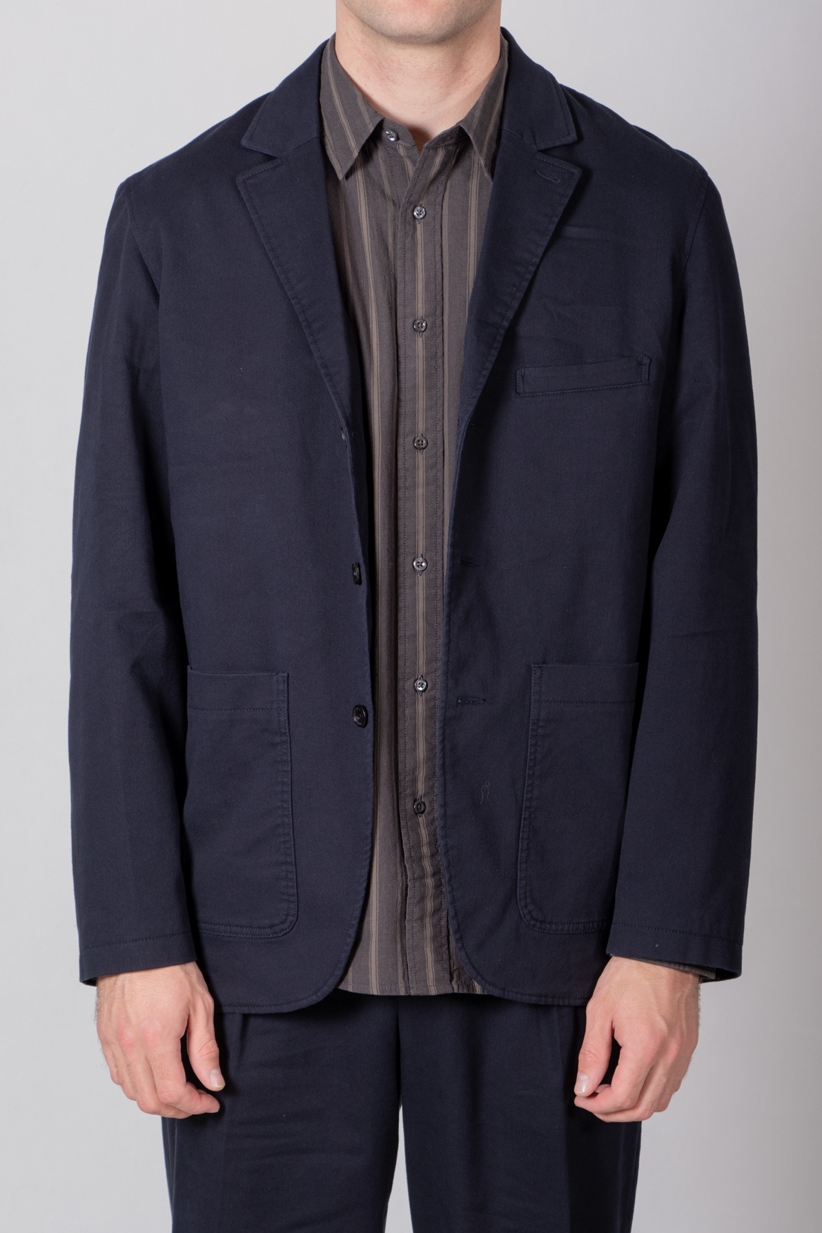 Rough Side Sakko / Club Jacket / Dunkel Navy - cris