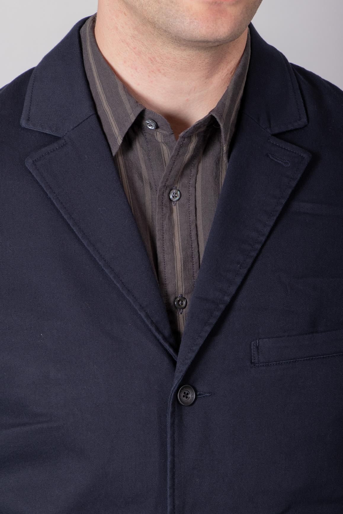 Rough Side Sakko / Club Jacket / Dunkel Navy - cris