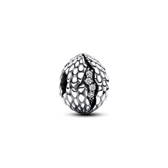 PANDORA 792962C01 Project House The Dragon Egg sterling silver charm ...