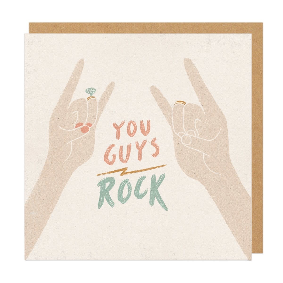 You Guys Rock Card - Clock’s Home and Garden