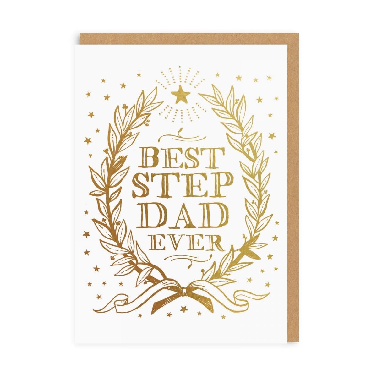 Best Step Dad Ever Greetings Card - Clock’s Home and Garden