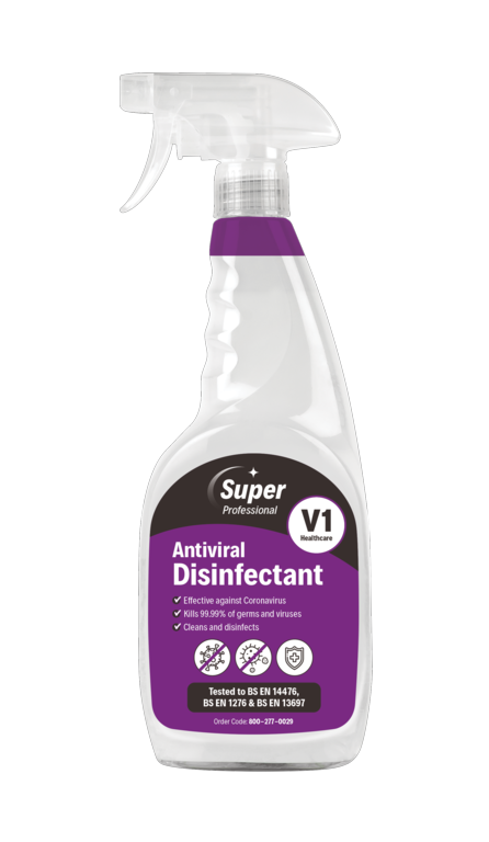 Antiviral Disinfectant Spray V1 750ml - Clock’s Home and Garden
