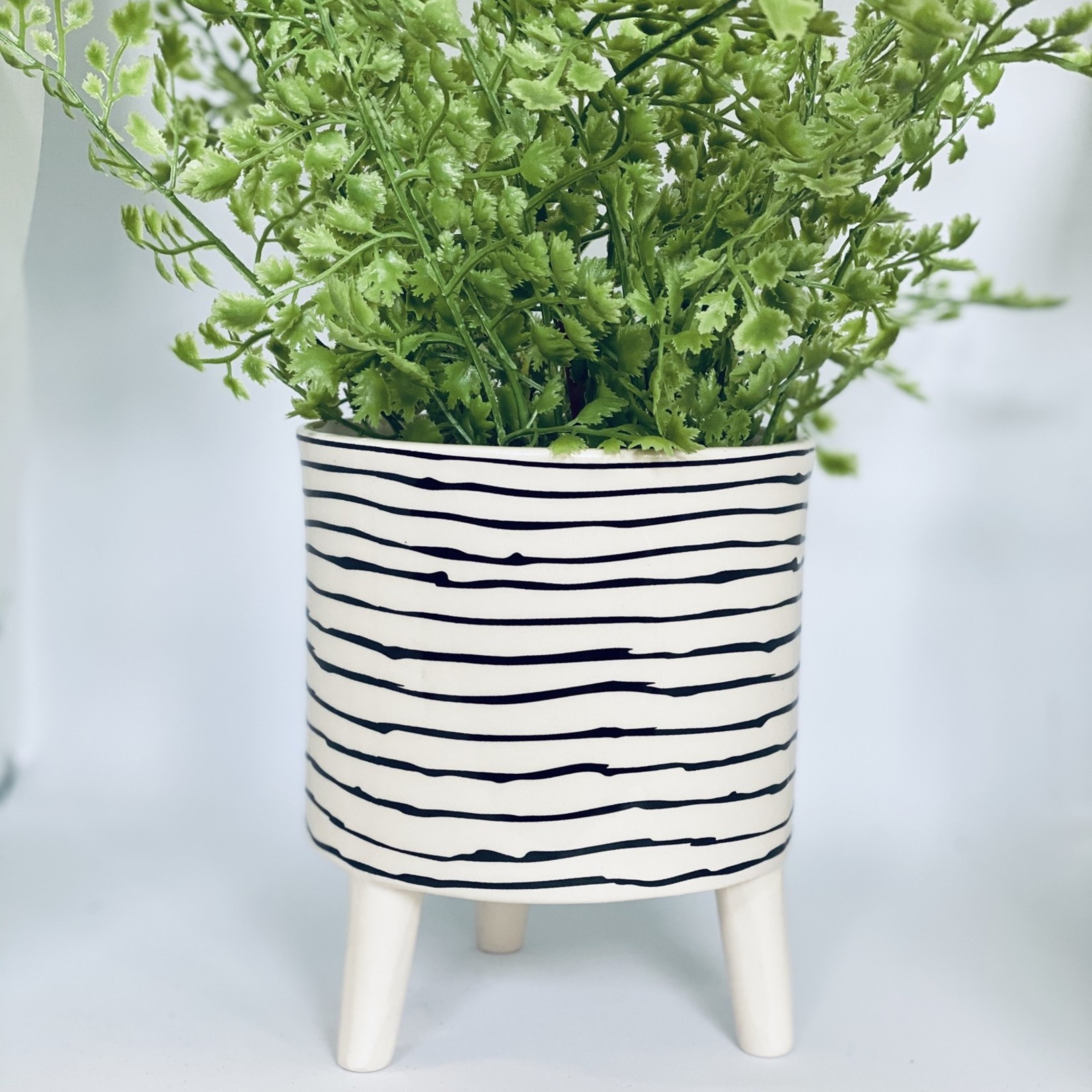 Planter On Legs, Spots and Stripes - Clock’s Home and Garden