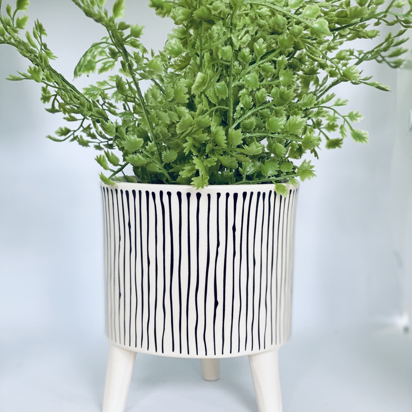 Planter On Legs, Spots and Stripes - Clock’s Home and Garden