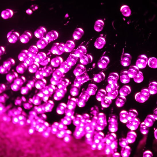 200 Pink LED Lights Multi action - Clock’s Home and Garden