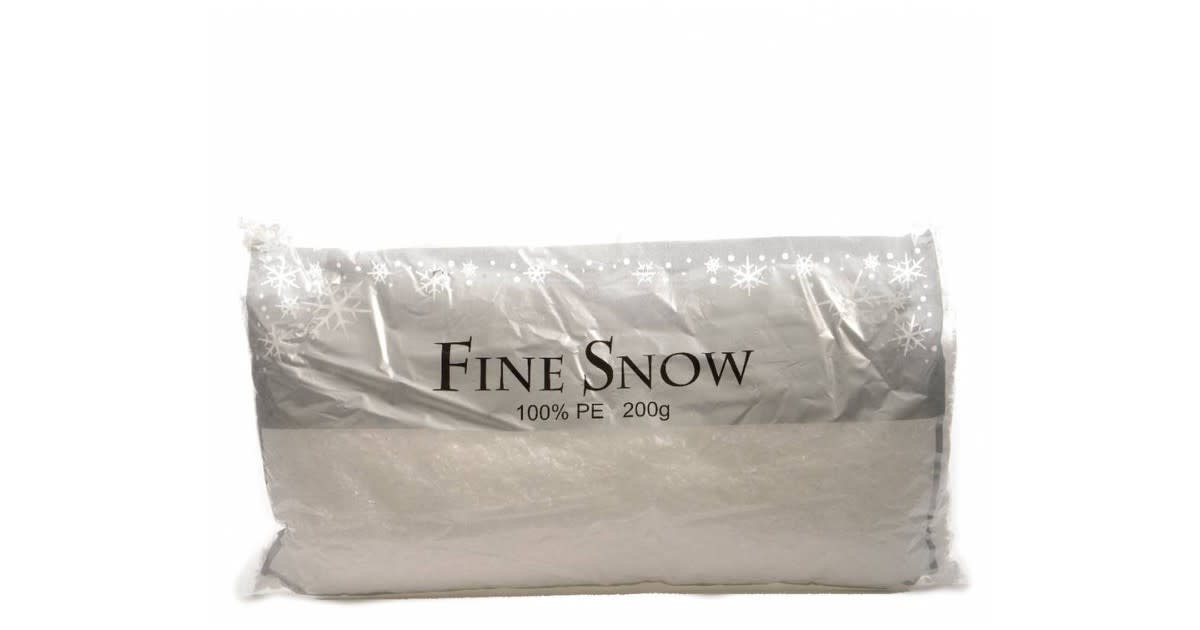 Decoris Fine Snow 100% PE 200gm - Clock’s Home and Garden