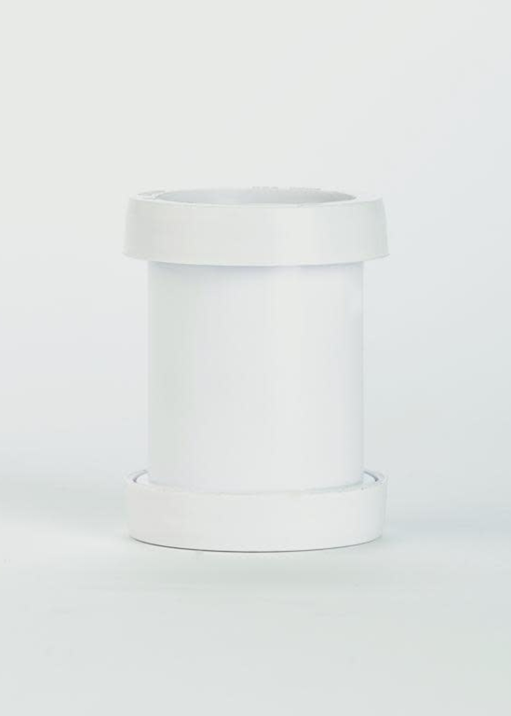 Make Push Fit Straight Coupler 40mm White - Clock’s Home and Garden