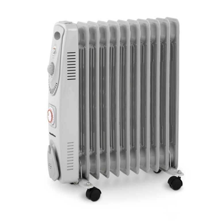 SupaWarm Oil Filled Radiator 2500w - Clock’s Home and Garden