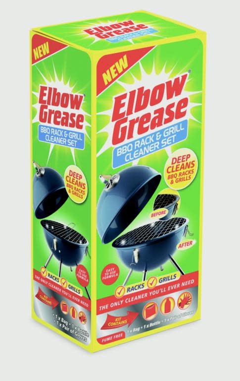 Elbow Grease BBQ Rack Grill Cleaning Set - Clock’s Home and Garden