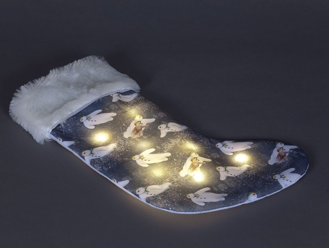 The Snowman Light up Stocking - Clock’s Home and Garden