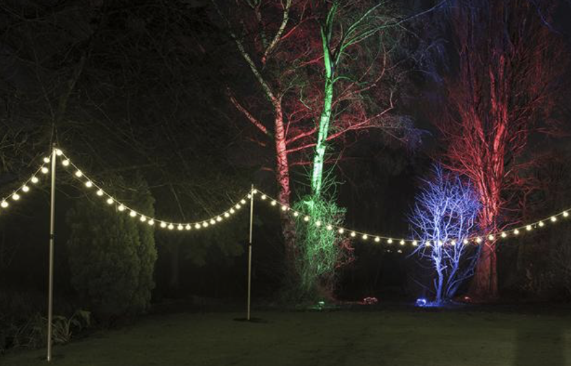 String Light Poles with Hooks 8x60cm or 4x120cm - Clock’s Home and Garden