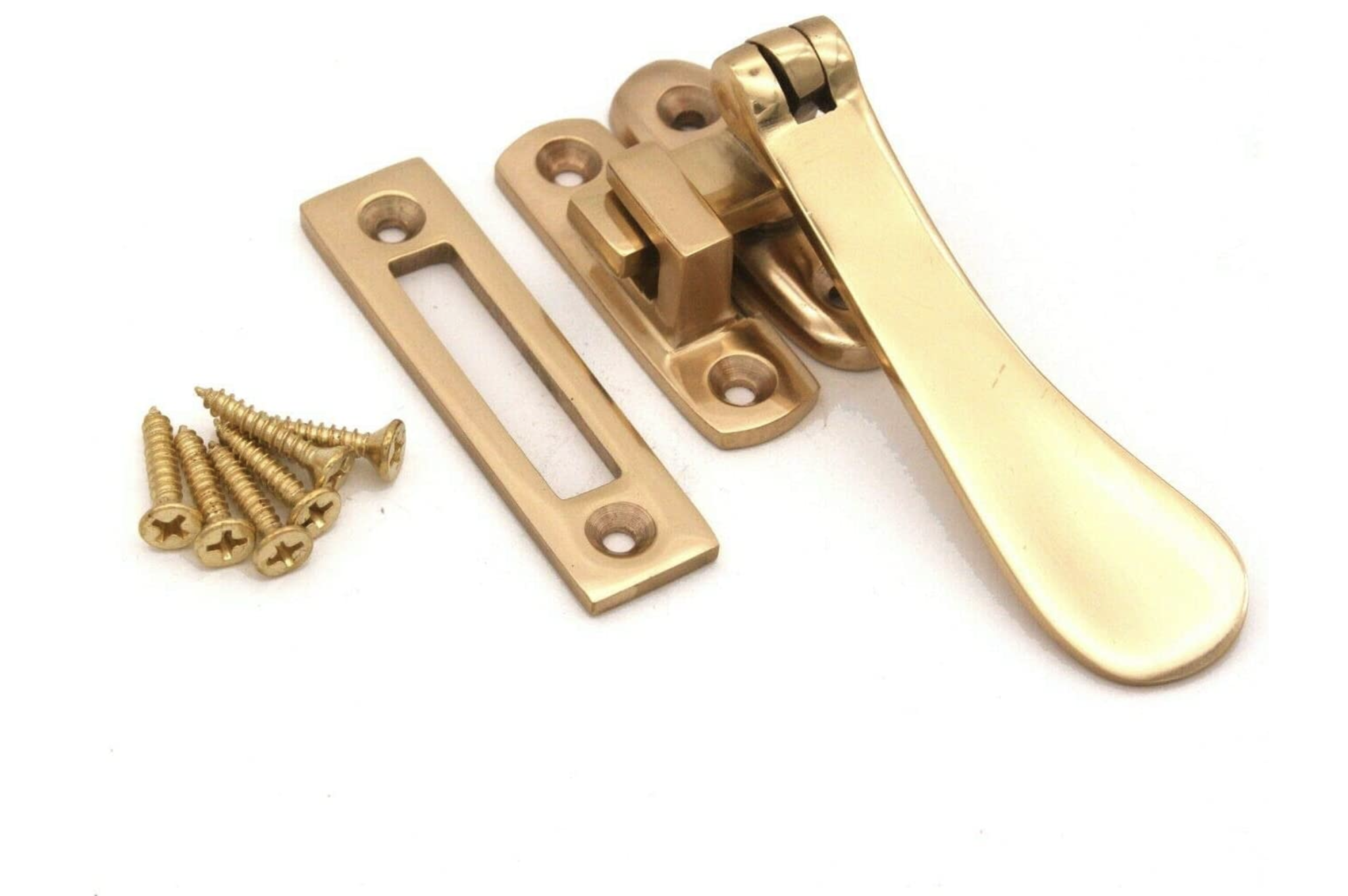 Brass Victorian Casement Fastener S2297 - Clock’s Home and Garden