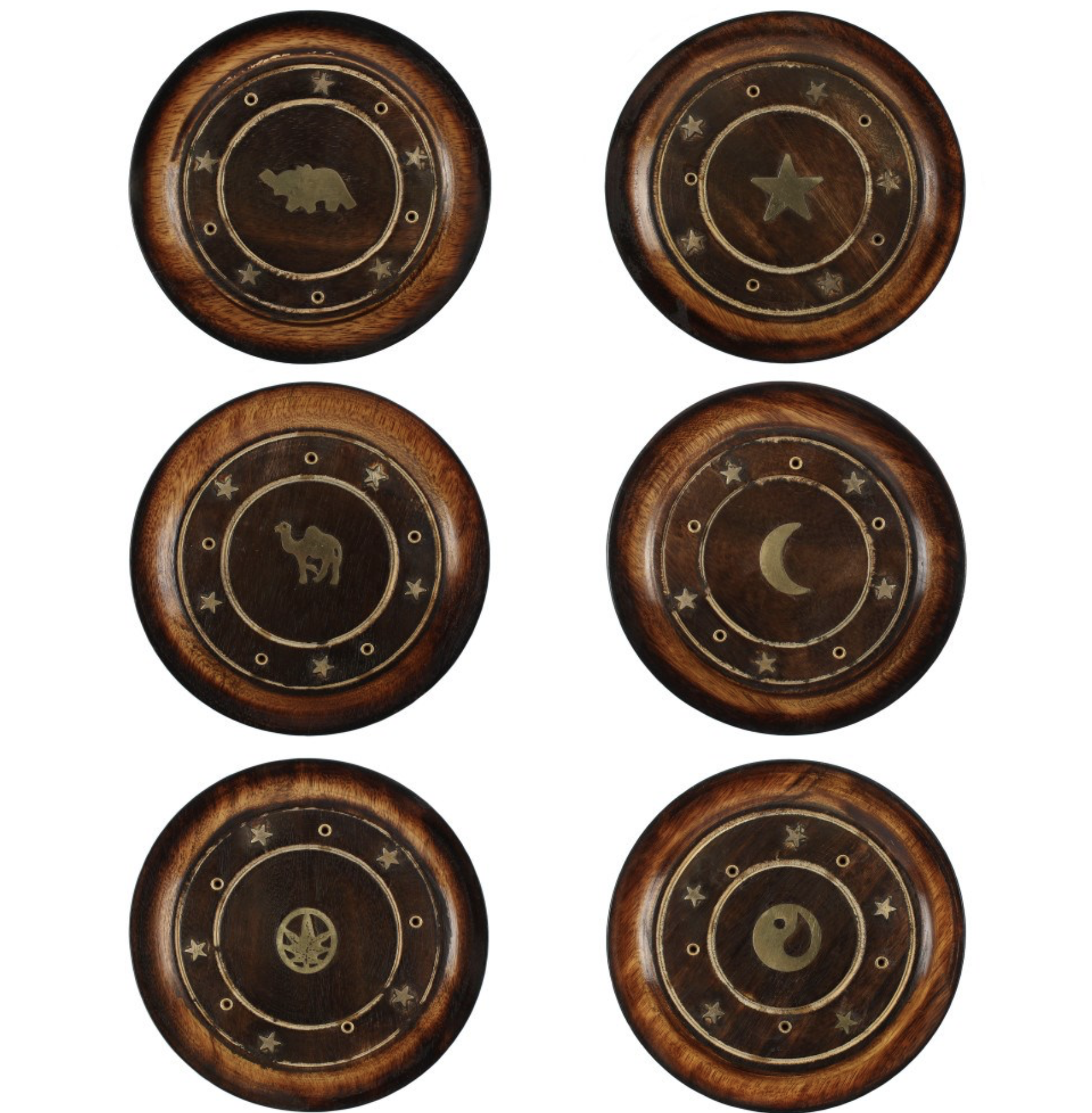 Mango Round Incense Ash Catcher - Clock’s Home and Garden