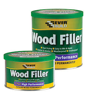 Everbuild 2 Part wood filler oak 500g - Clock’s Home and Garden