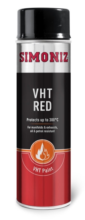 Simoniz Simoniz Very High Temperature Paint 500ml Red - Clock’s Home ...