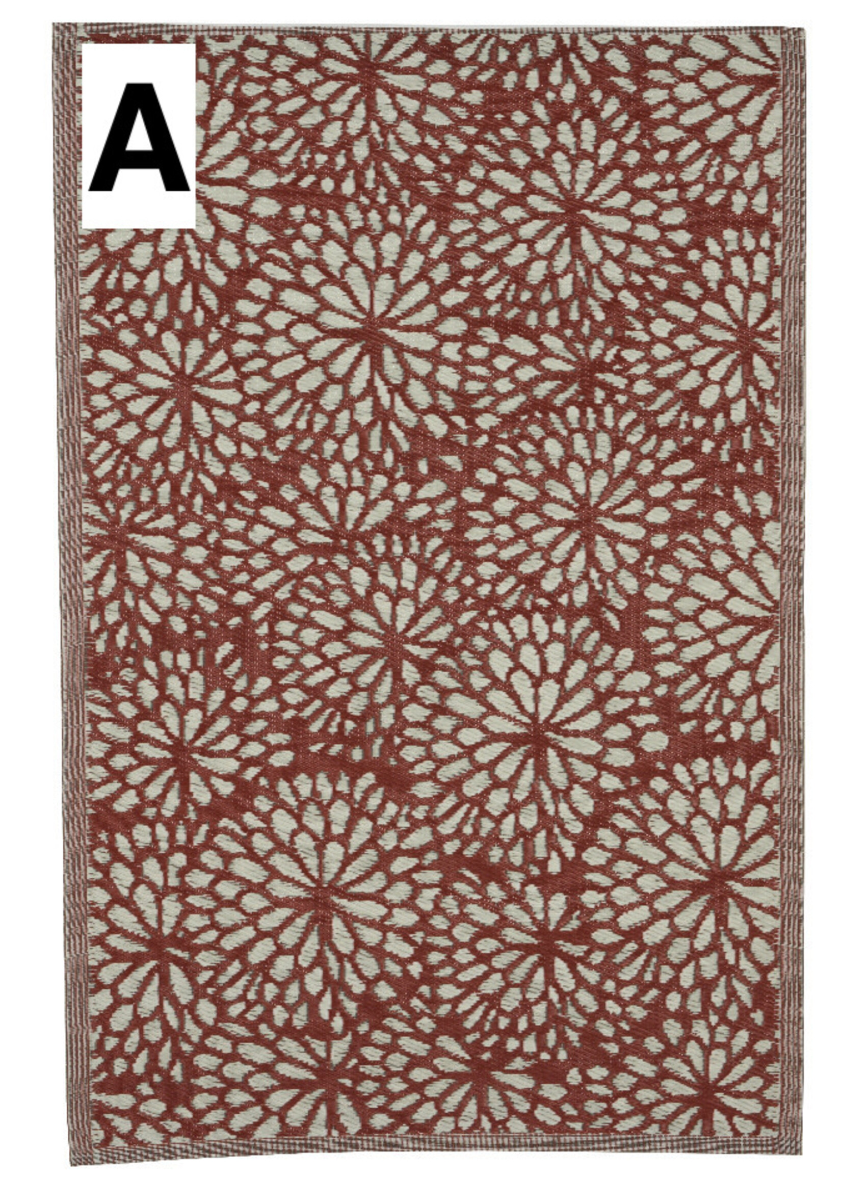 Decoris Outdoor Rug - Floral 180 x 120cm - Clock’s Home and Garden