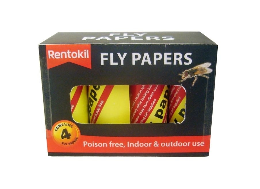 Rentokil Rentokil Fly Papers 4 Pack - Clock’s Home and Garden