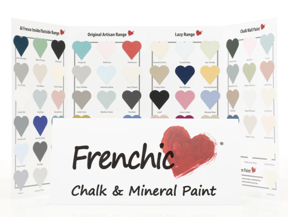 Frenchic Paint Frenchic Colour Chart - Ranges - Clock’s Home and Garden