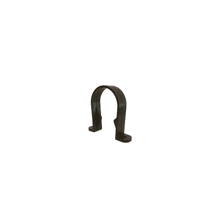 Polypipe Push Fit Pipe Clip 40mm Black - Clock’s Home and Garden