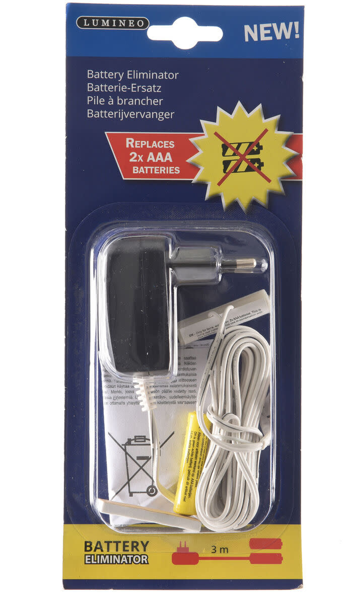 Lumineo Battery Eliminator 2x AAA 3V - Clock’s Home and Garden