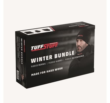 TuffStuff 3 piece Winter Bundle, fleece beanie, gloves and neckwarmer ...