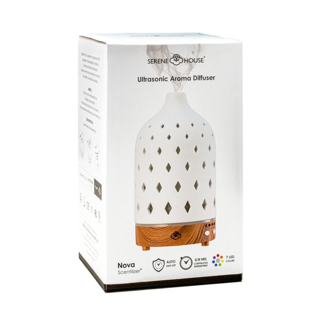 Serene House Ultrasonic Diffuser Nova White 90ml | zwemland.nl - Zwemland