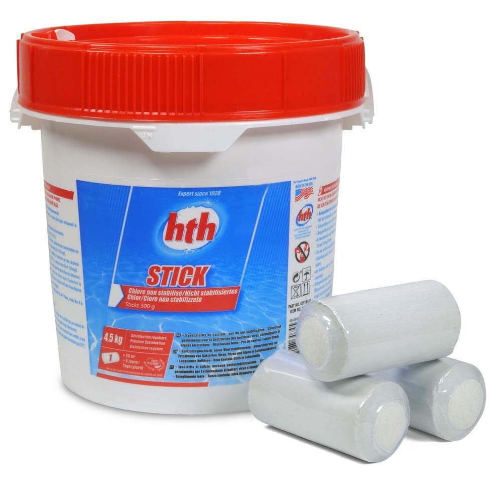 HTH Chloortabletten 300 grams sticks 4.5 kg | Zwemland.nl - Zwemland