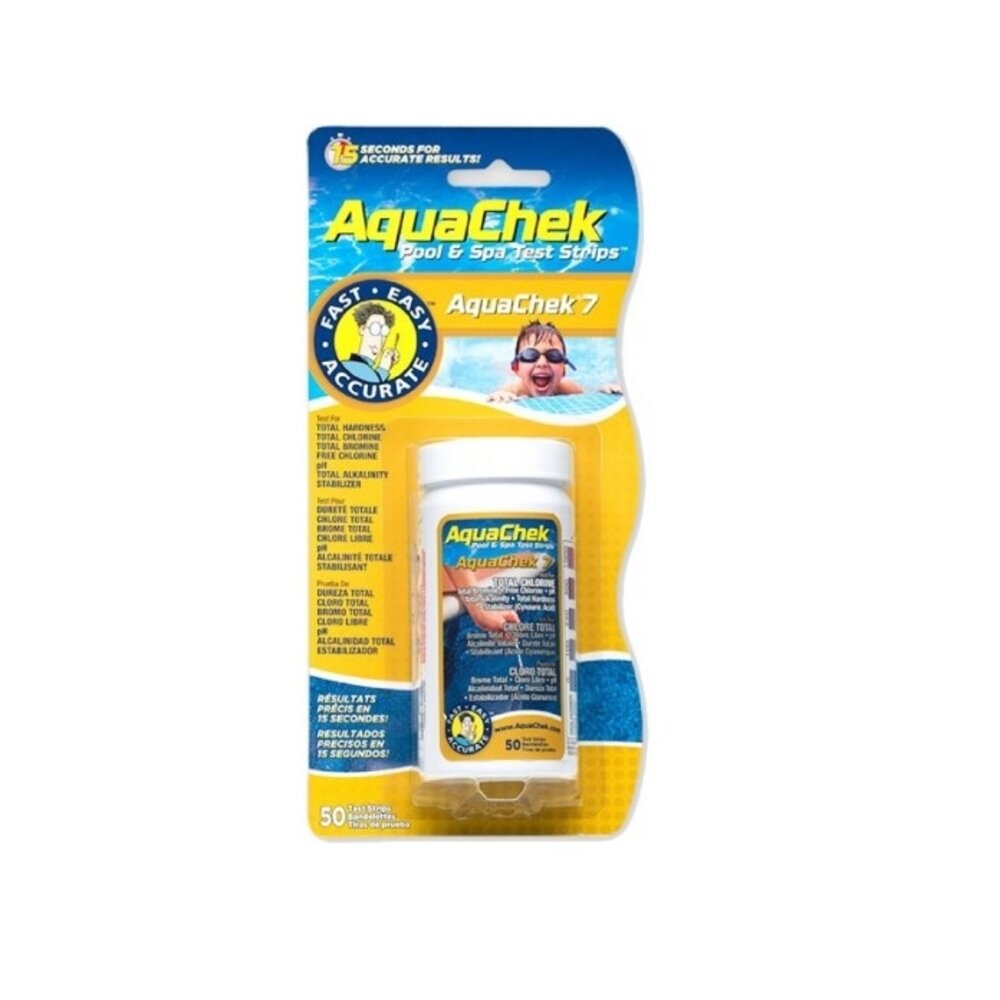 Aquachek 7 - Professionele analyse test strips | zwemland.nl - Zwemland