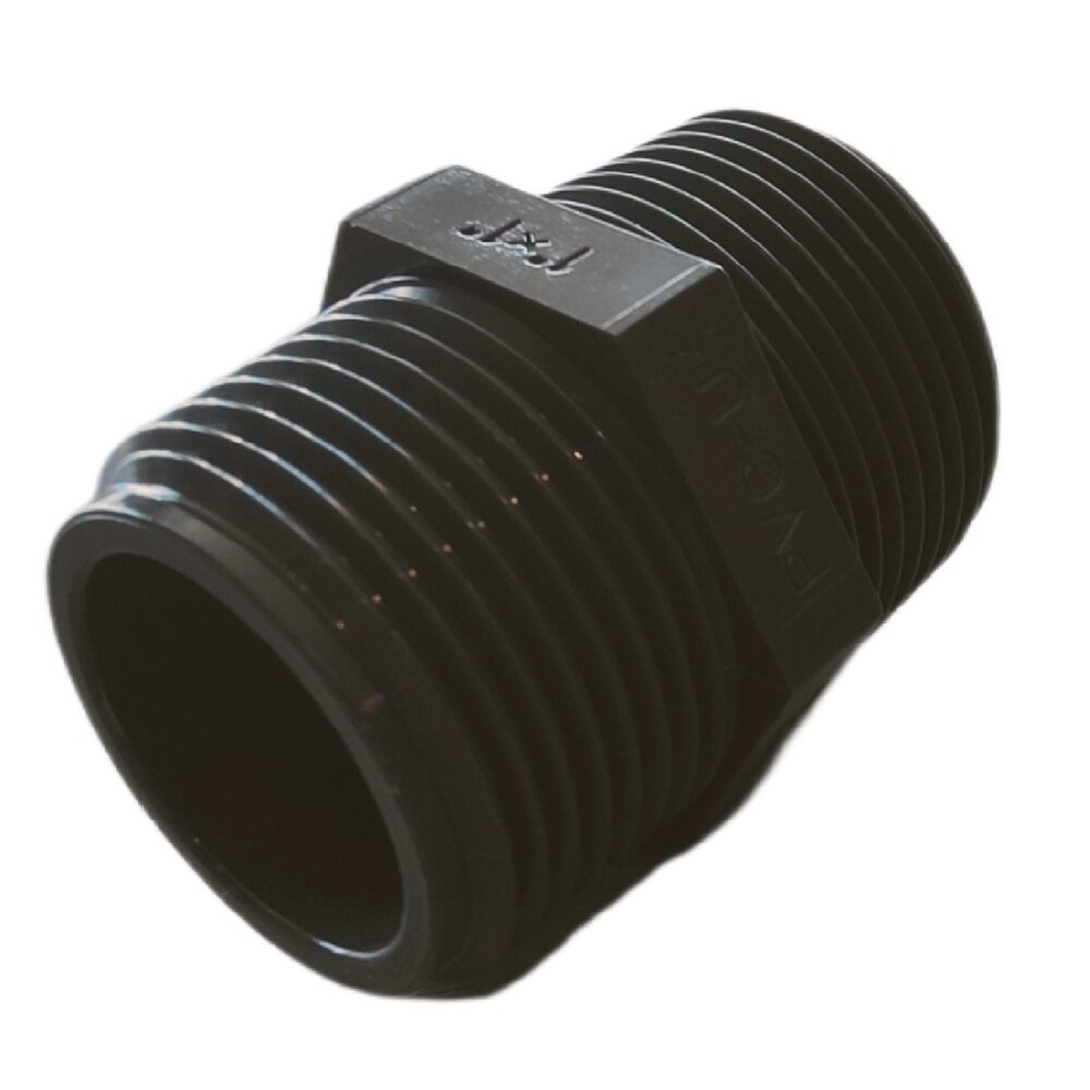 PVC Nippel 1" x 1" | Zwemland.nl - Zwemland