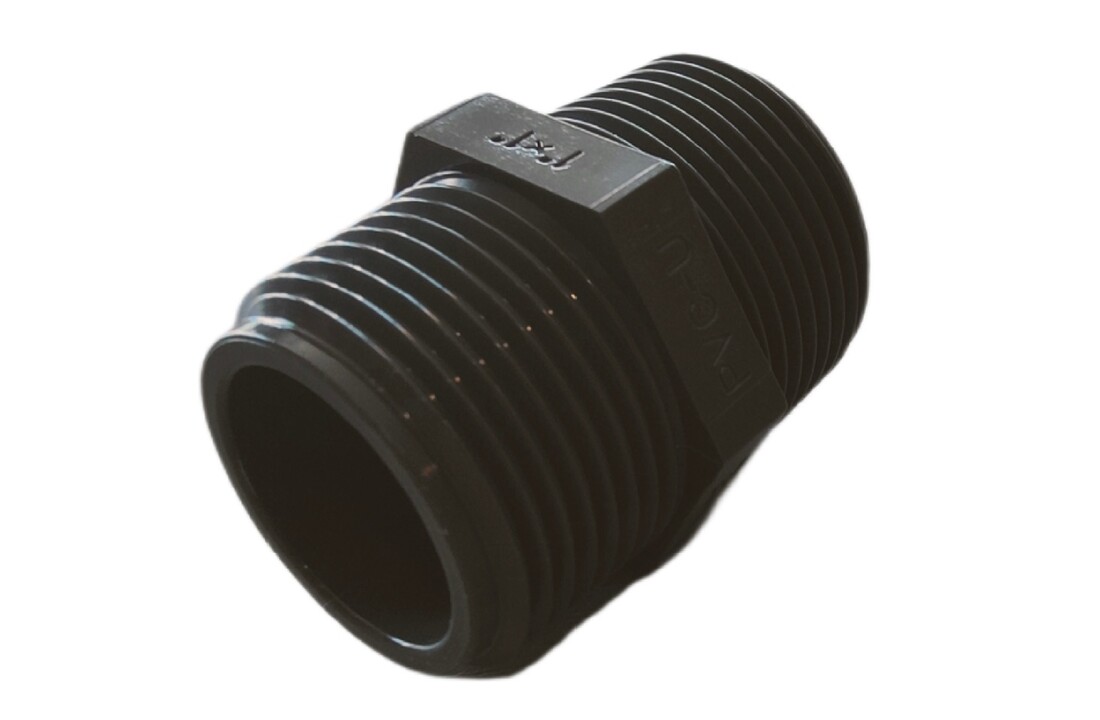 PVC Nippel 1" x 1" | Zwemland.nl - Zwemland