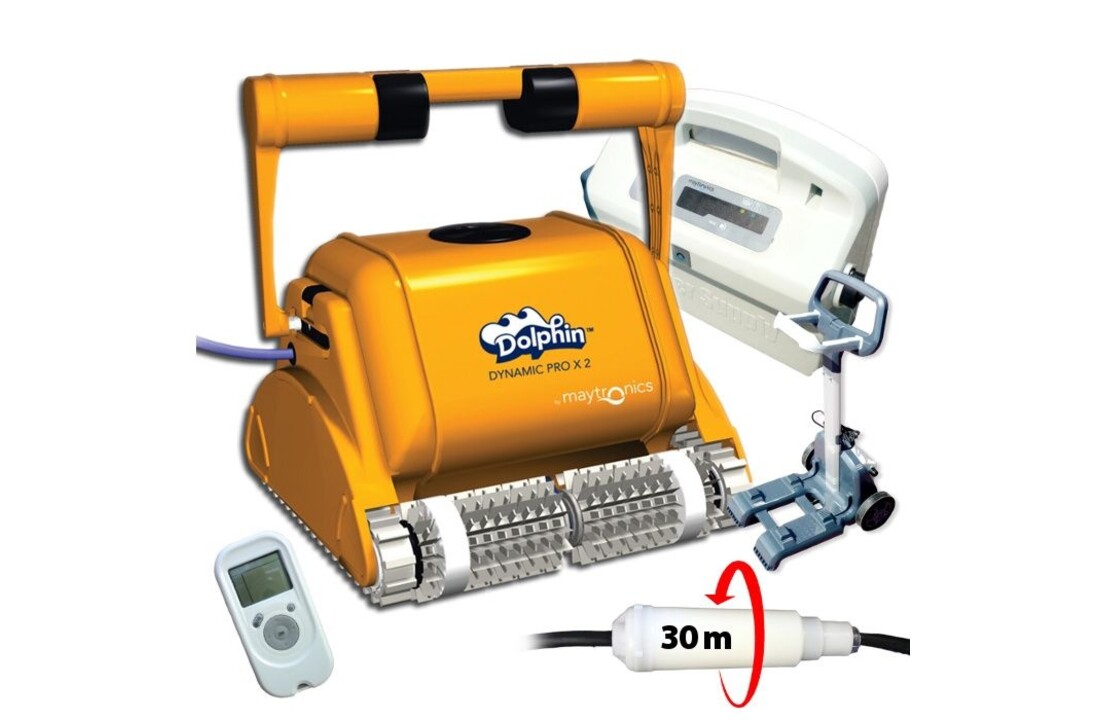 Dolphin dynamic Pro X2 Zwembadrobot | Zwemland.nl - Zwemland