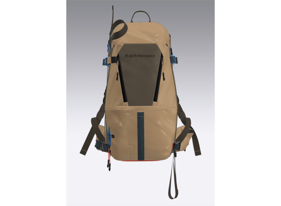 Peak Performance Vertical Ski Backpack 25L - Sierra Sand/Meadow Moss - Free Style Sport