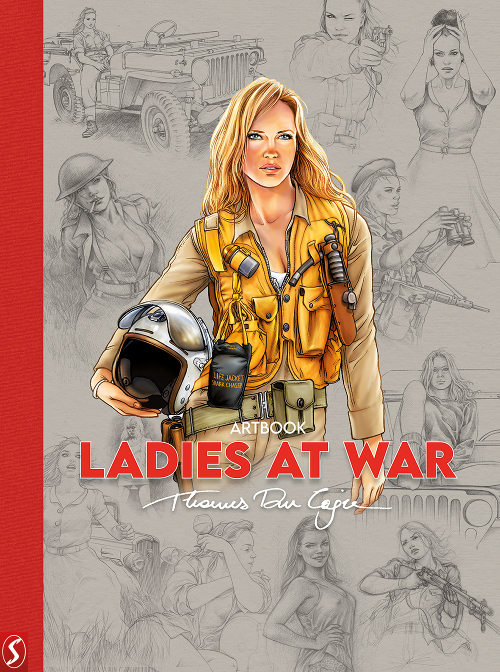 Artbook Thomas Du Caju: Ladies at war COLLECTORS EDITION - Silvester Strips
