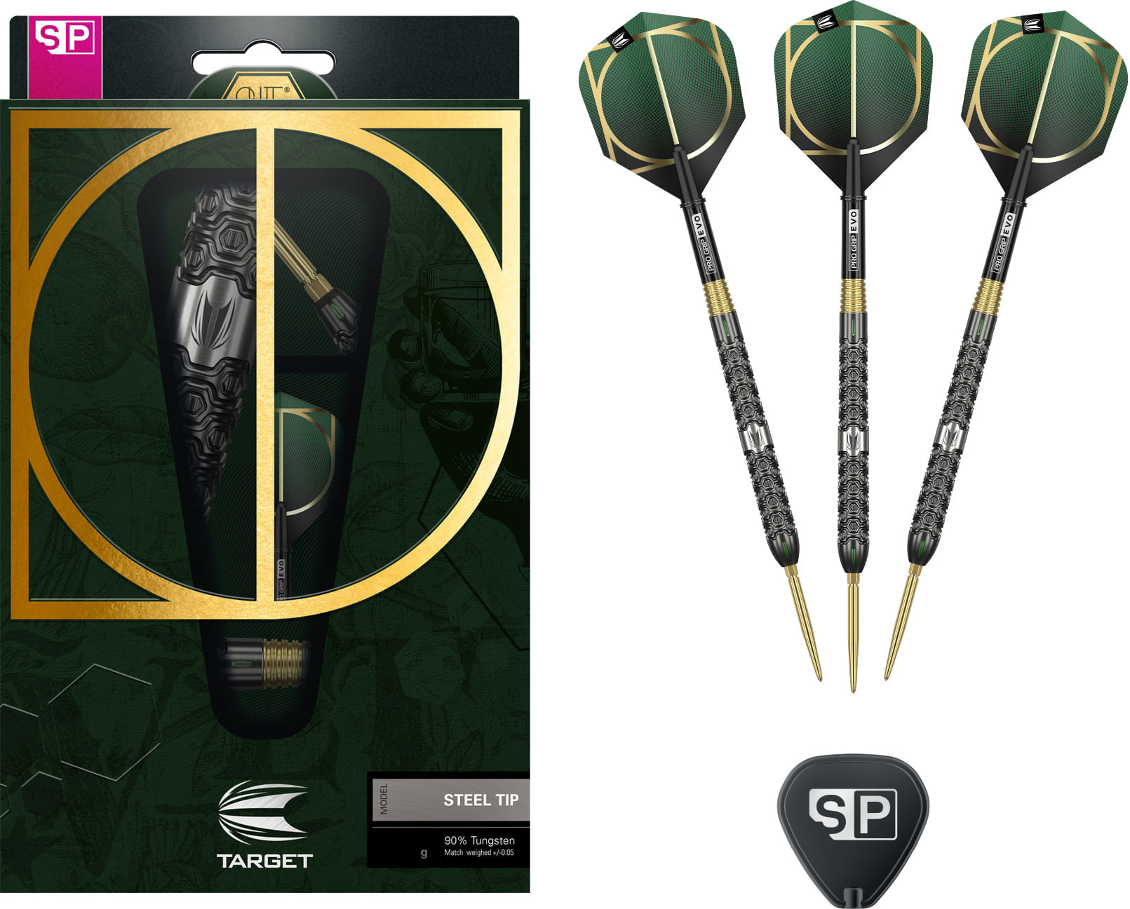 Target Cult SP02 90% - Fléchettes pointe Acier - Dartshopper.fr