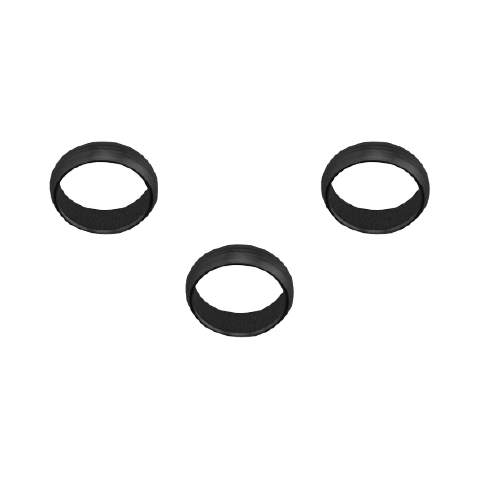 KOTO Aluminium Flight Lock Rings Black - Dartshopper.fr