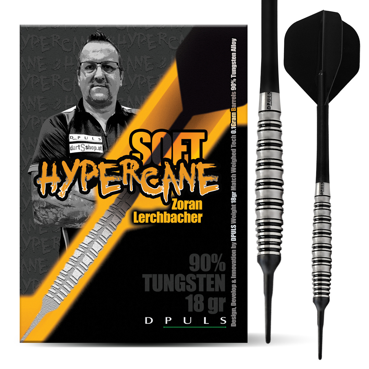 Dpuls Zoran Lerchbacher Hypercane 90% Soft Tip - Fléchettes pointe ...