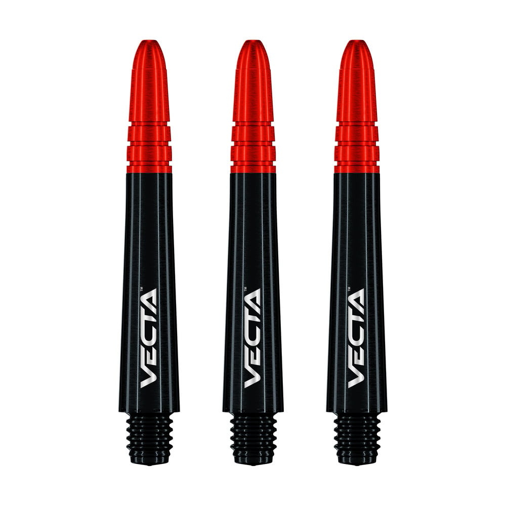 Tiges Winmau Vecta Black Red - Dartshopper.fr