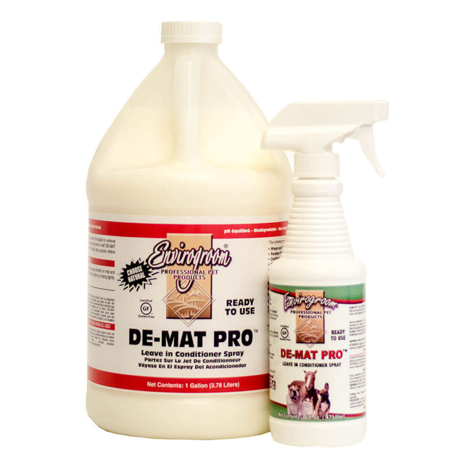Envirogroom De-Mat Pro Spray RTU - Animalis