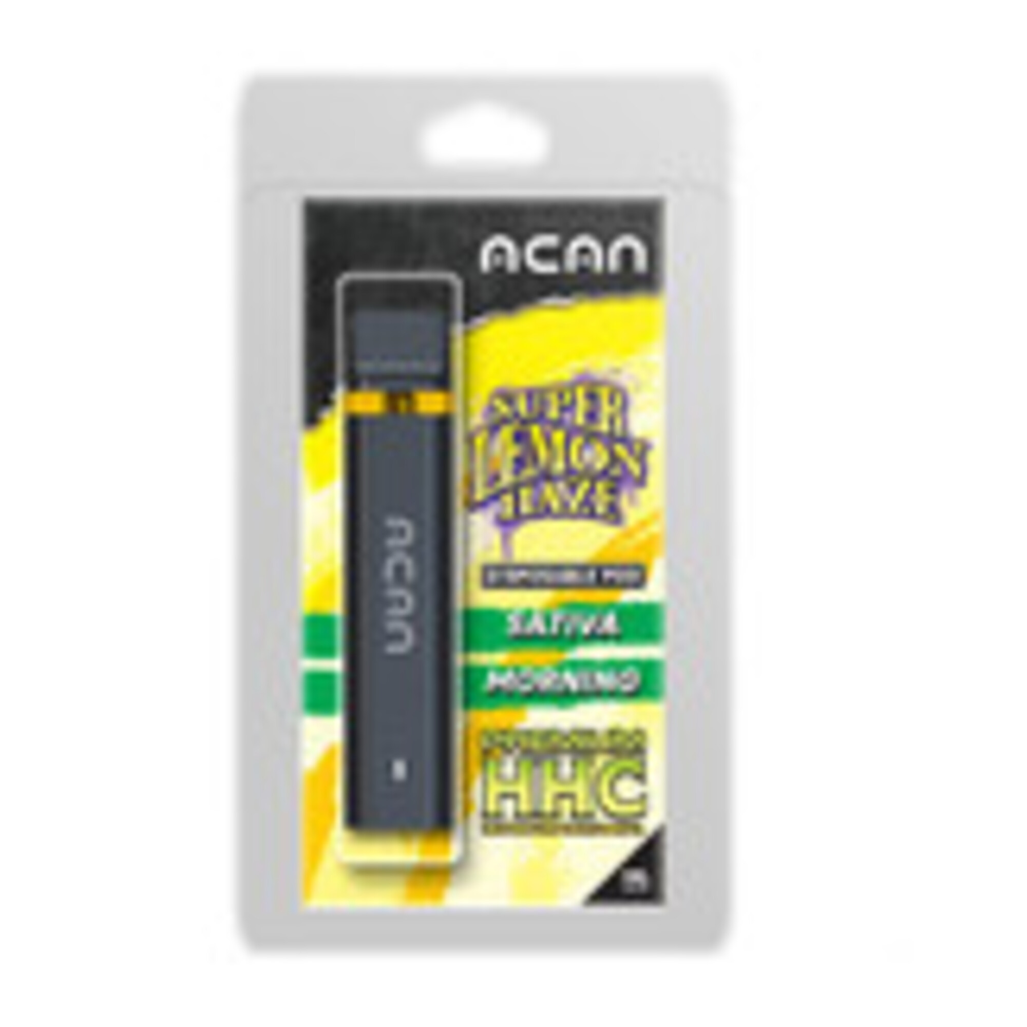 Acan Gold Premium HHC Vape Super Lemon Haze - 1ml | 95% HHC Distillate ...