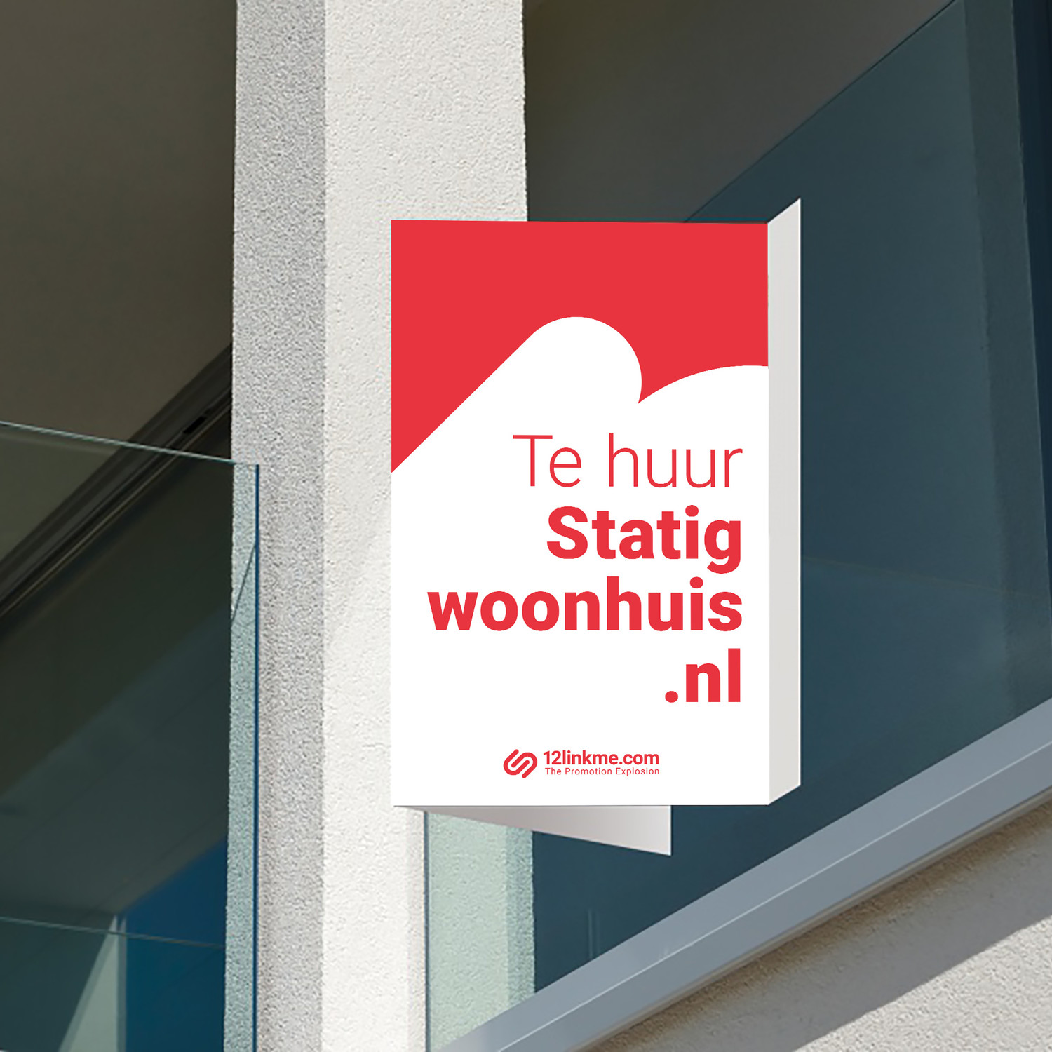 House for rent window sign V-sign 'Standard' top quality XL-XXL | 12Linkme