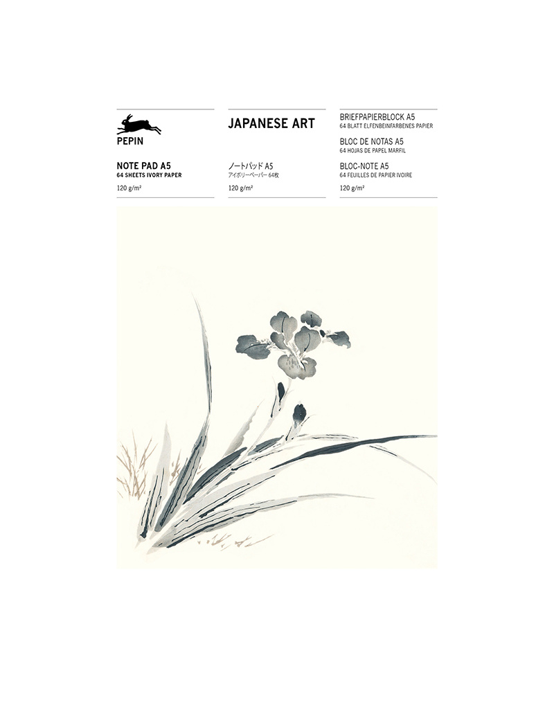 Japanese art A5 notepad, 64 sheets - Pepen Press - Curiosa Cabinet ...