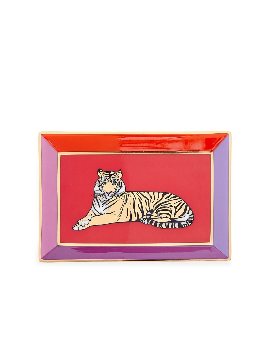 Jonathan Adler Safari rectangle tiger tray - Curiosa Cabinet