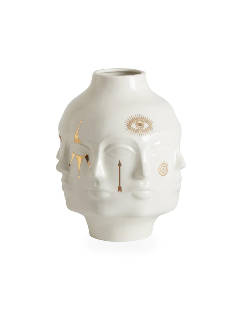 Jonathan Adler Gilded Large Dora Maar Vase - Curiosa Cabinet