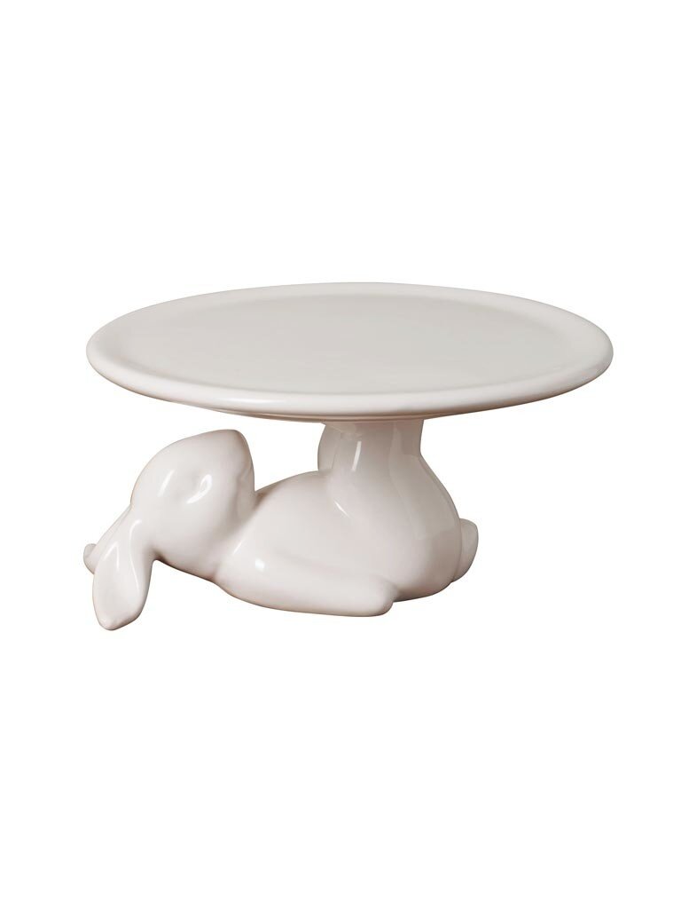 Cake stand lying rabbit - Curiosa Cabinet
