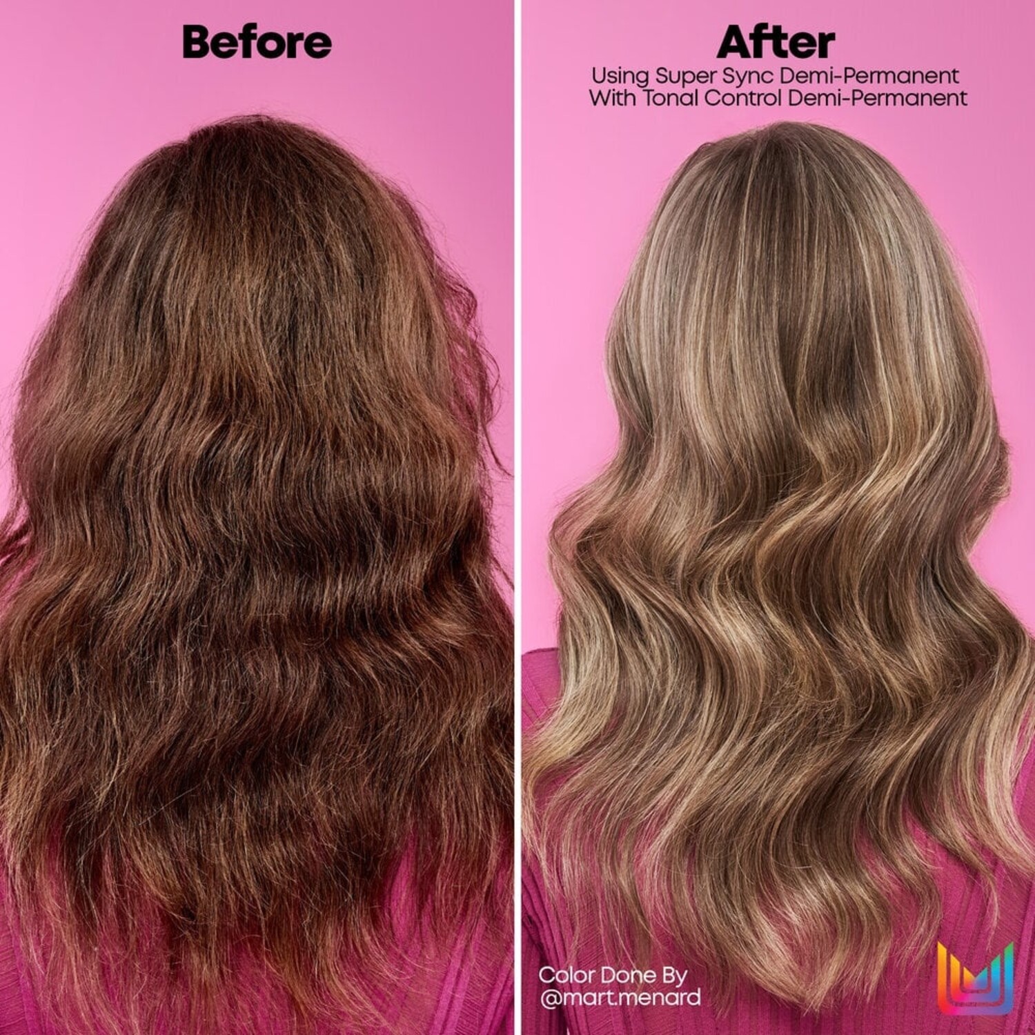 Matrix Blond Haar Kleurenkaart